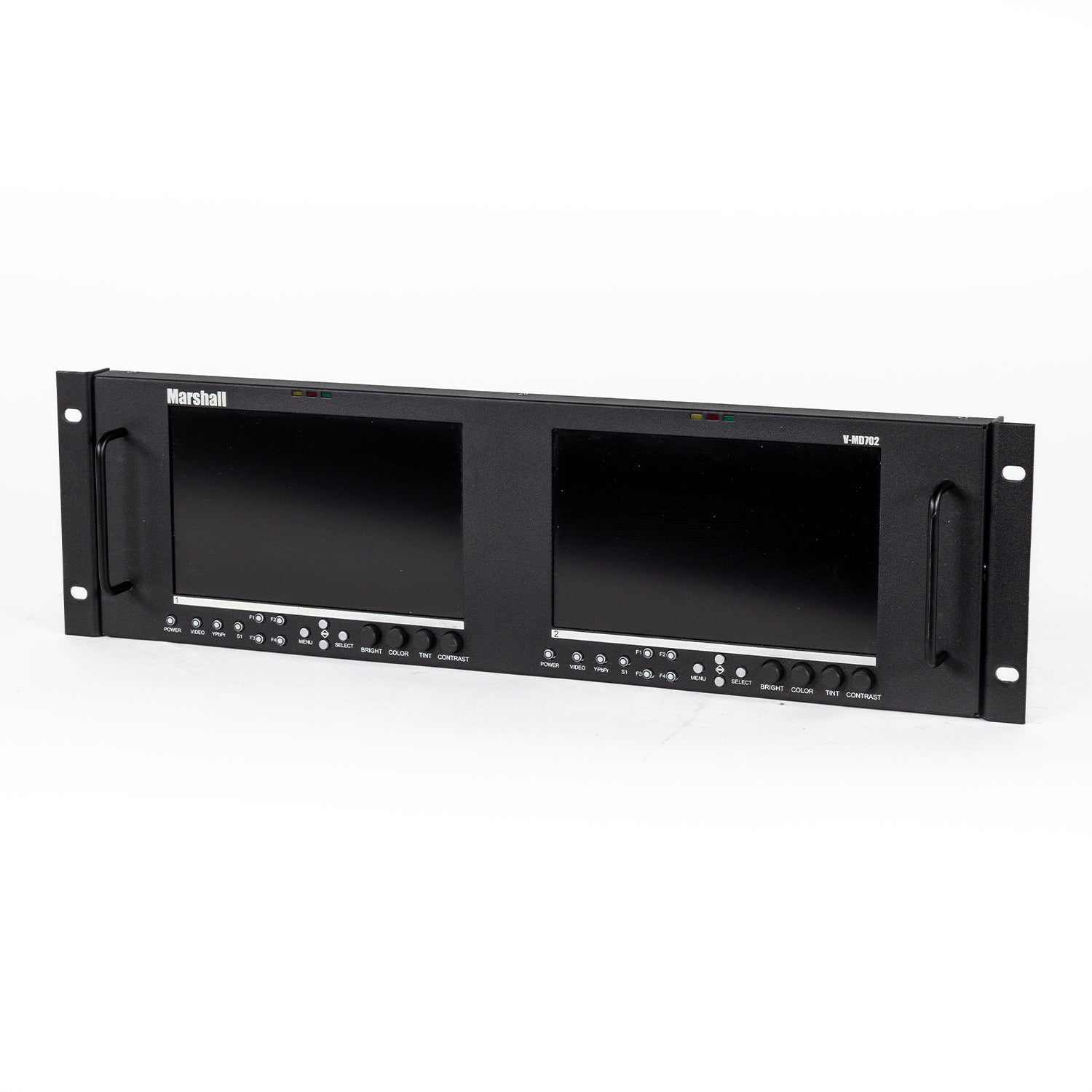 Used Marshall Electronics V-MD702 Dual 7" LCD Rack Mount Monitor with ...
